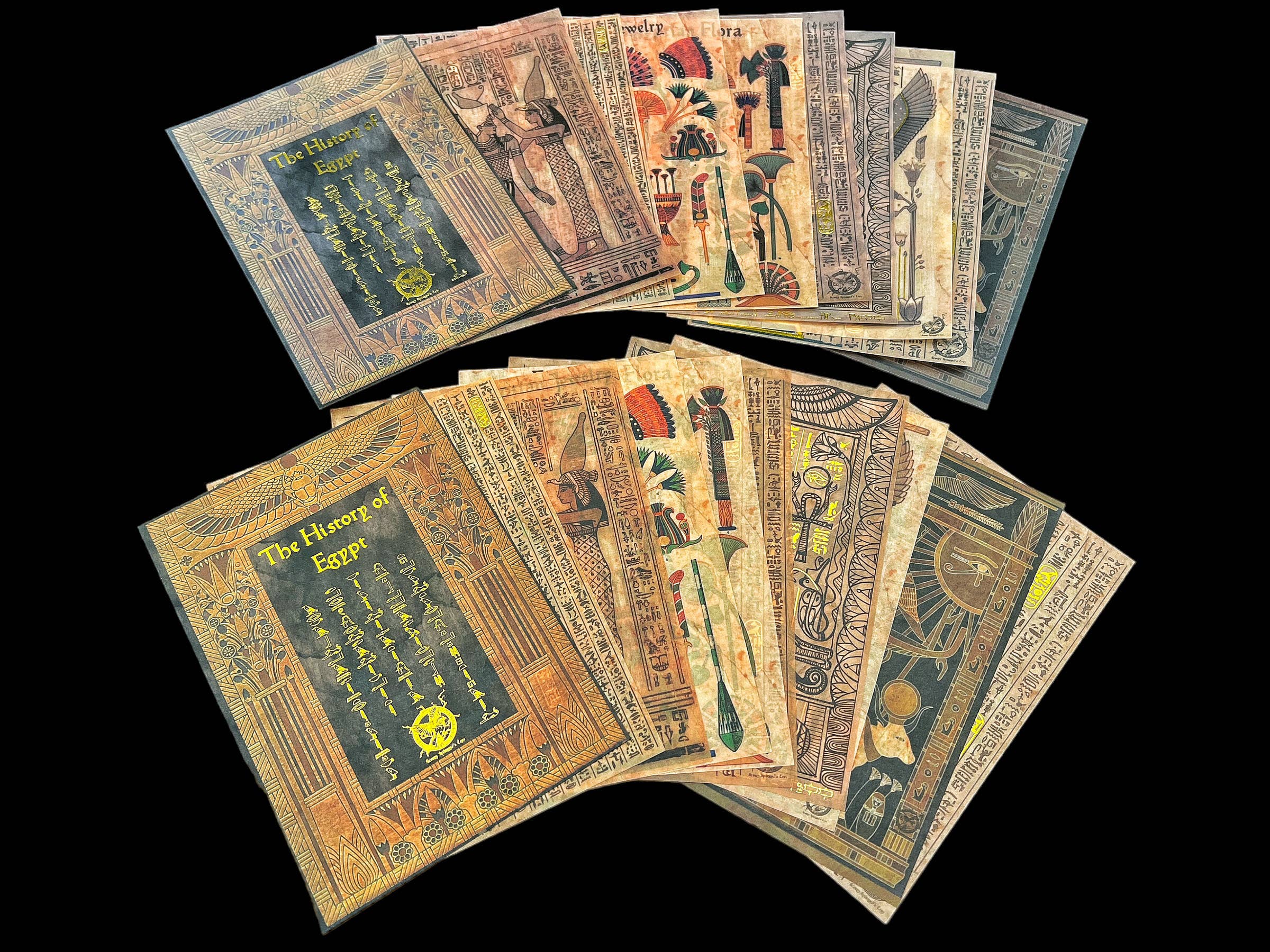 Ancient Egypt Vellum Papers and Stickers Set | Papercraft Palace