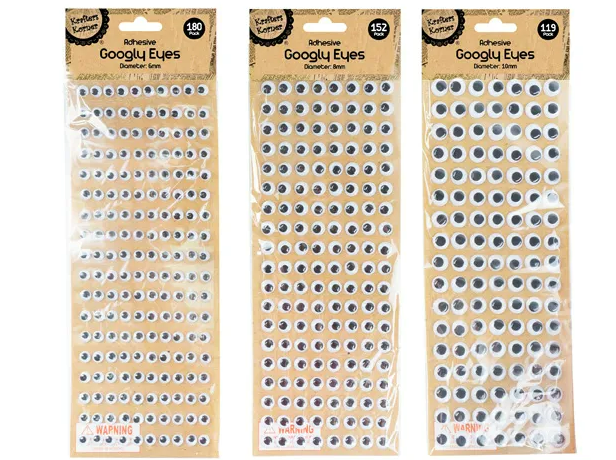 Wiggly Eyes Sticker - Adhesive backed | Papercraft Palace