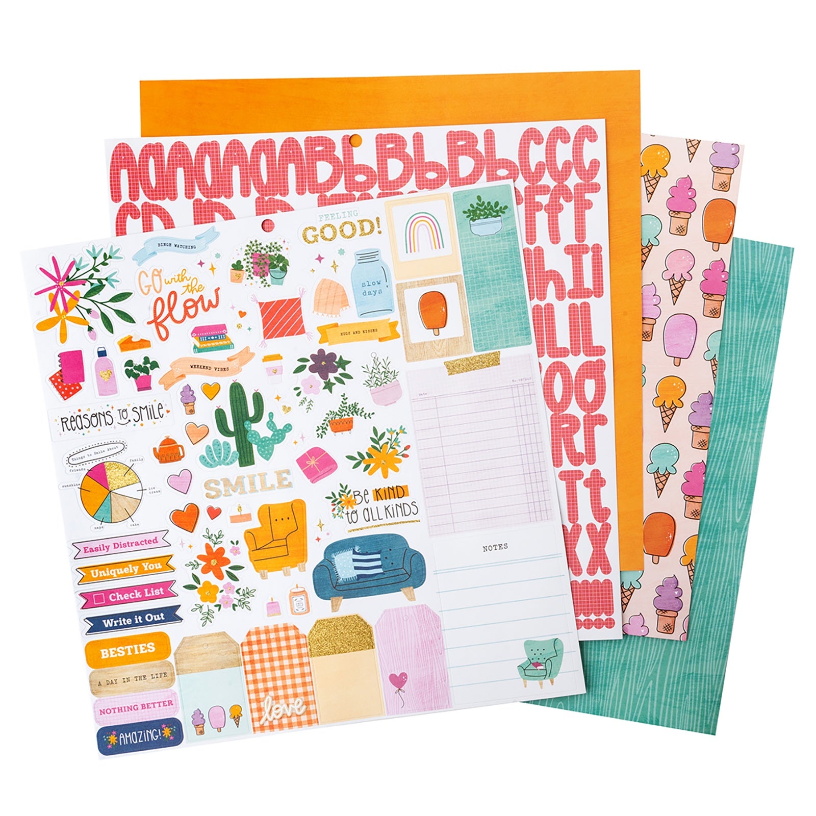 Shimelle Reasons to Smile Project Pad 12"X12"-24 Sheets | Papercraft Palace