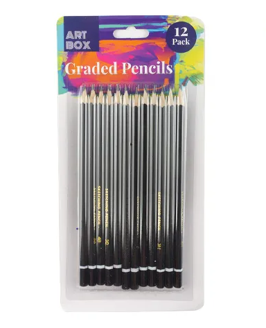 Graded Pencil Set, Pack 12 | Papercraft Palace