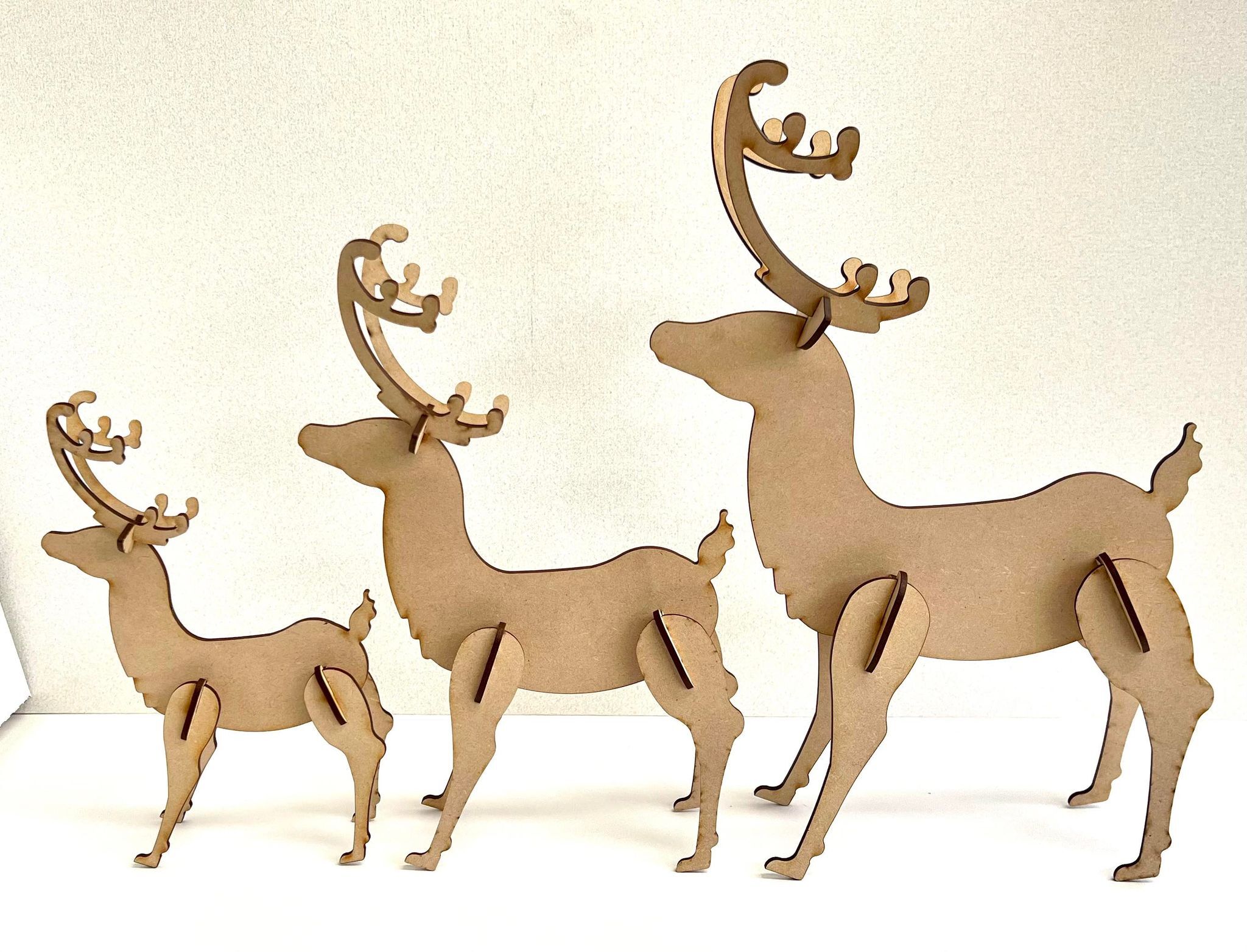 MDF Reindeer trio | Papercraft Palace